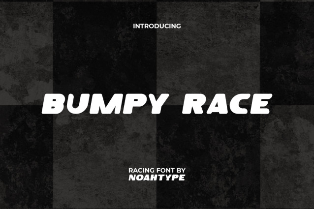 Bumpy Race Font - Download Free Font
