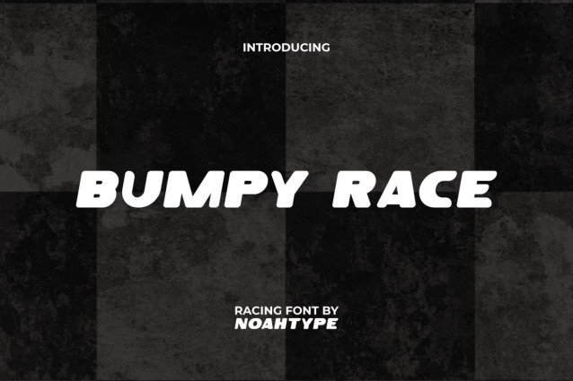 Bumpy Race Font - Download Free Font