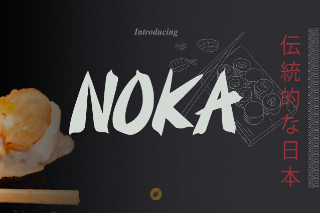 Noka - Logo Font Japan - Download Free Font