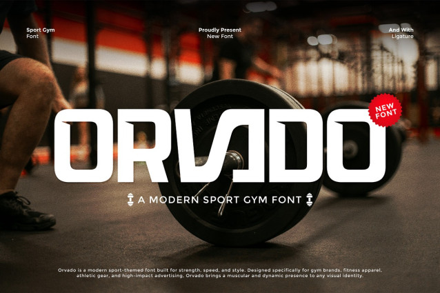 Ovardo - Modern Sport Gym Font - Download Free Font