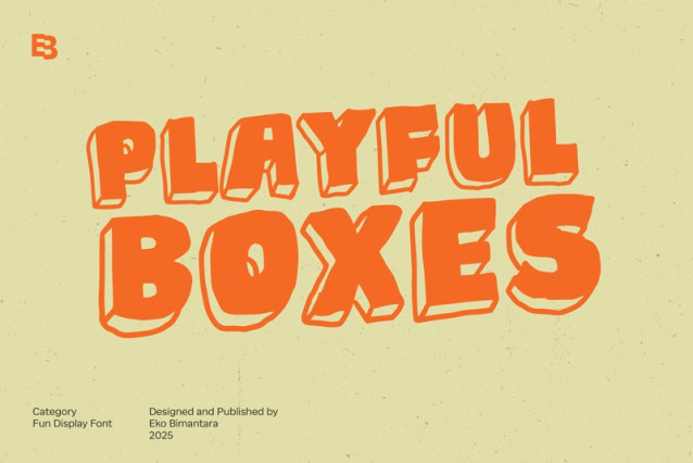 Playful Boxes Font - Download Free Font