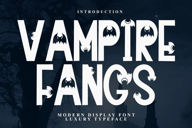 Vampire Fangs Font - Befonts