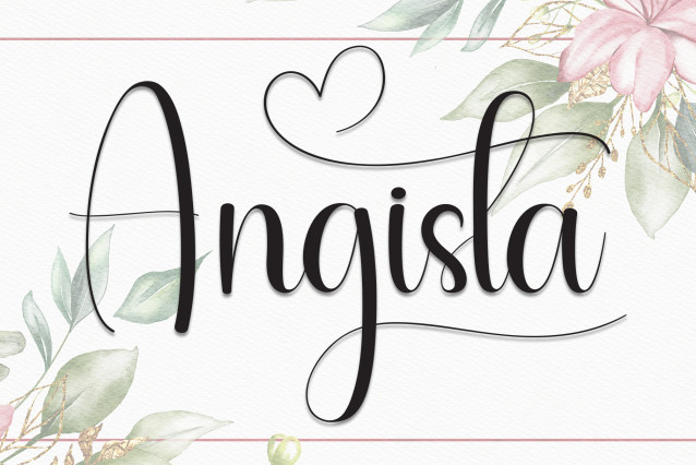 Angista Handwritten Font - Download Free Font