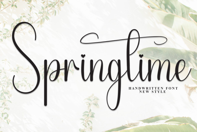 Springtime Script Font - Download Free Font