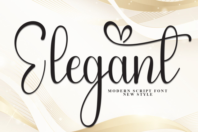 Elegant Script Handwritten Font - Befonts