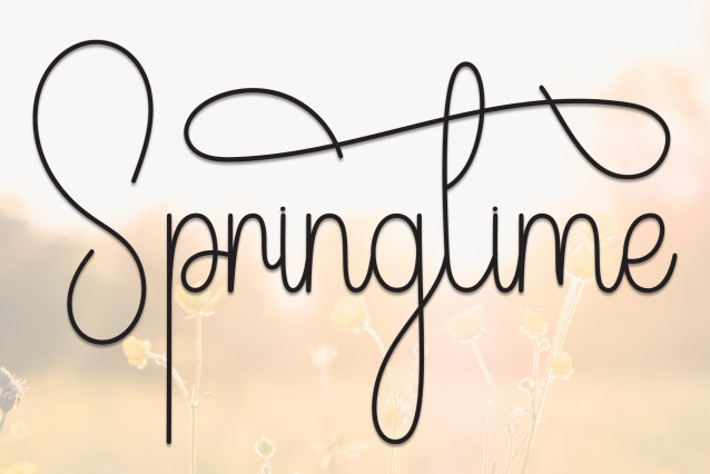 Springtime Handwritten Font - Download Free Font