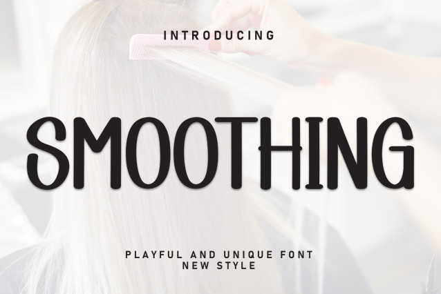 Smoothing Display Font - Befonts