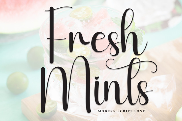 Fresh Mints Handwritten Font - Download Free Font