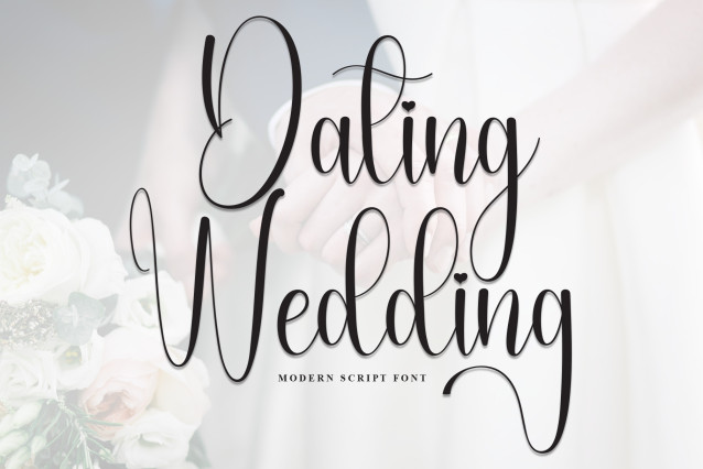 Dating Wedding Calligraphy Font - Download Free Font