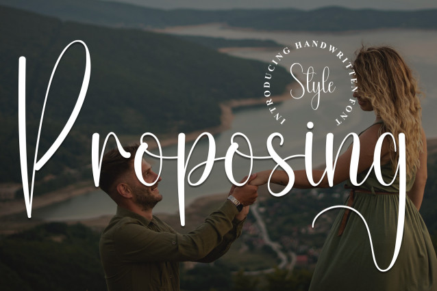 Proposing Handwritten Font - Befonts
