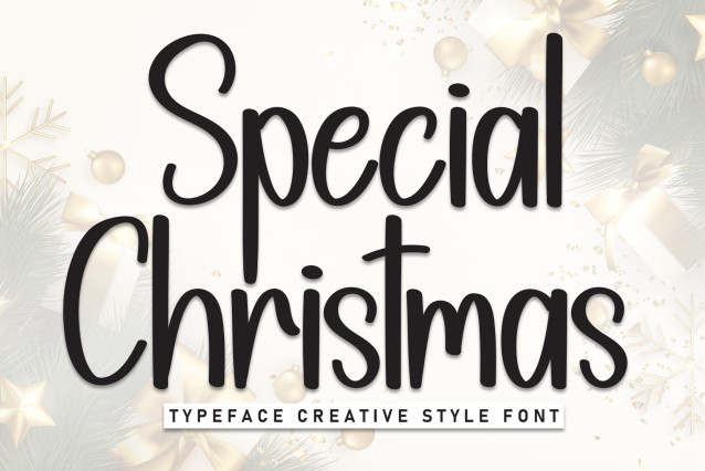 Special Christmas Handwritten Font - Befonts