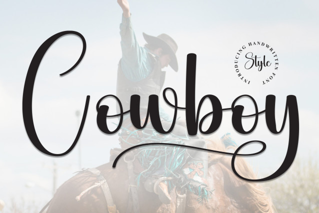 Cowboy Handwritten Font - Befonts