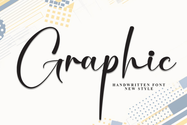 Graphic Handwritten Font - Befonts