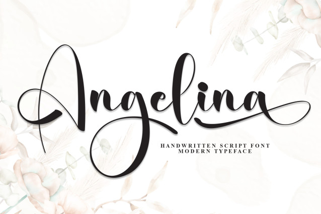 Angelina Script Handwritten Font - Download Free Font