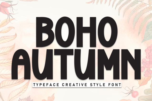 Boho Autumn Script Font - Befonts