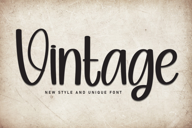Vintage Unique Font - Befonts