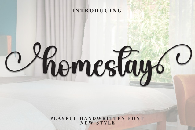 Homestay Handwritten Font - Download Free Font