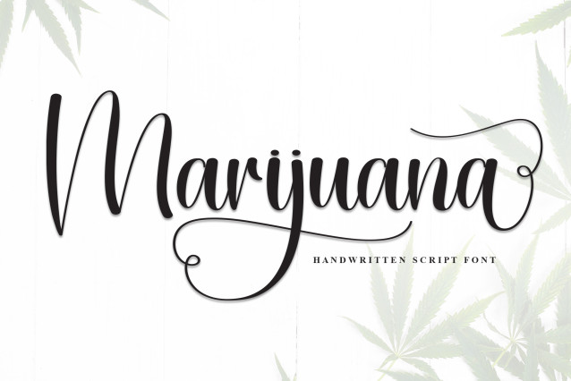 Marijuana Handwritten Font - Download Free Font