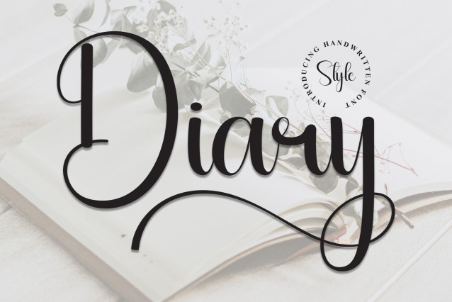 Diary Handwritten Font - Befonts