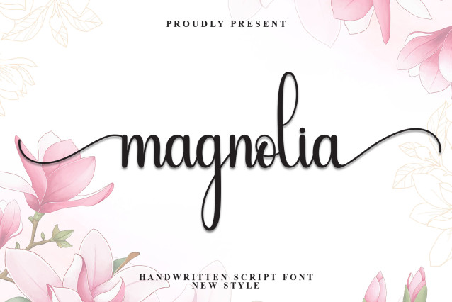 Magnolia Script Handwritten Font - Befonts