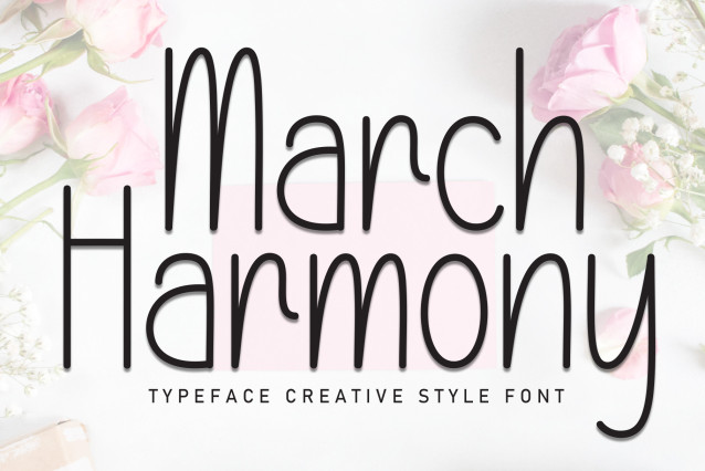 March Harmony Script Font - Befonts