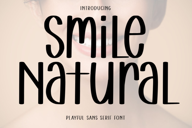 Smile Natural Font - Befonts