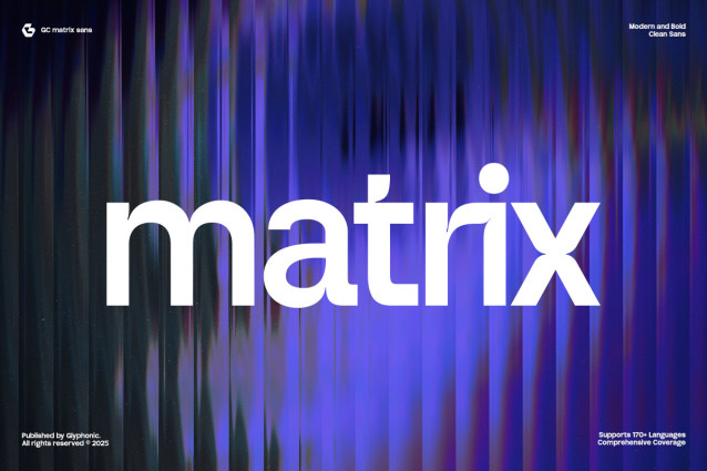 GC Matrix — Bold Modern Simplicity - Befonts
