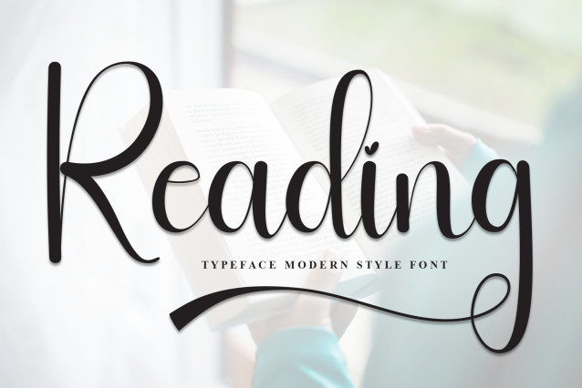 Reading Handwritten Font - Befonts