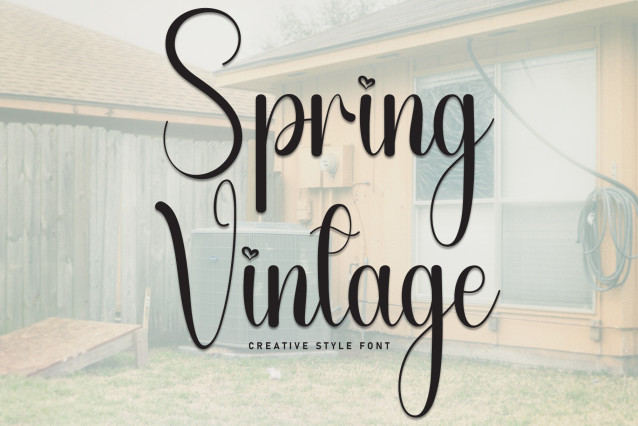Spring Vintage Handwritten Font - Download Free Font