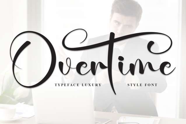 Overtime Handwritten Font - Befonts