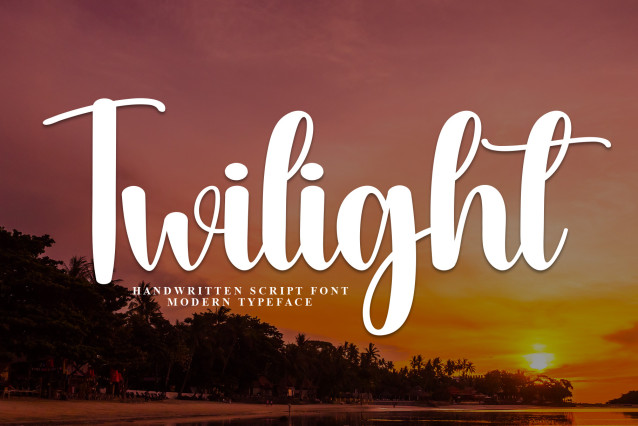 Twilight Handwritten Font - Befonts