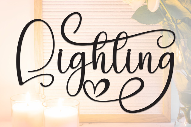 Lighting Handwritten Font - Befonts