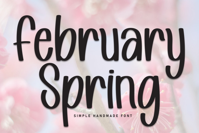 February Spring Unique Font - Befonts