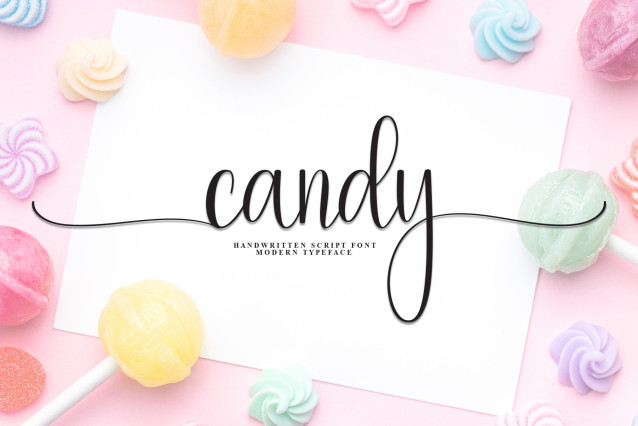 Candy Script Calligraphy Font - Download Free Font