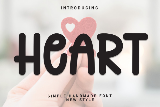 Heart Handwritten Font - Befonts