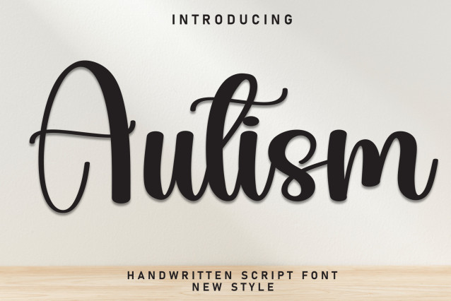 Autism Handwritten Script Font - Befonts