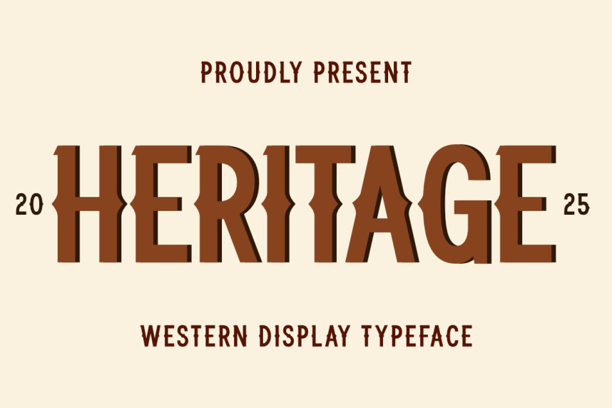Western Display Typeface - Befonts