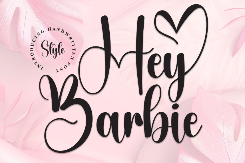 Hey Barbie Handwritten Font - Befonts
