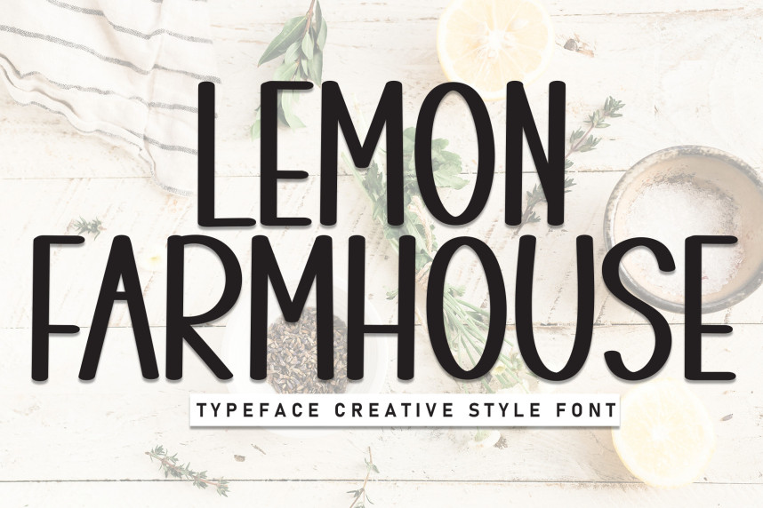 Lemon Farmhouse Script Font - Befonts