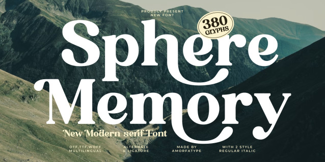 Sphere Memory Font - Befonts