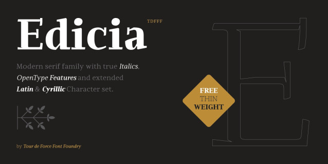 The Edicia Font - Befonts