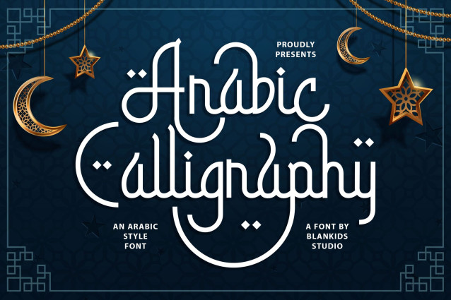 Arabic Calligraphy Font - Befonts
