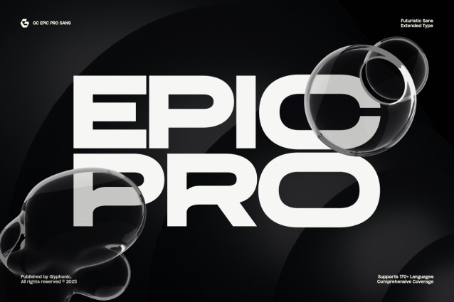 GC EPIC PRO Font - Befonts