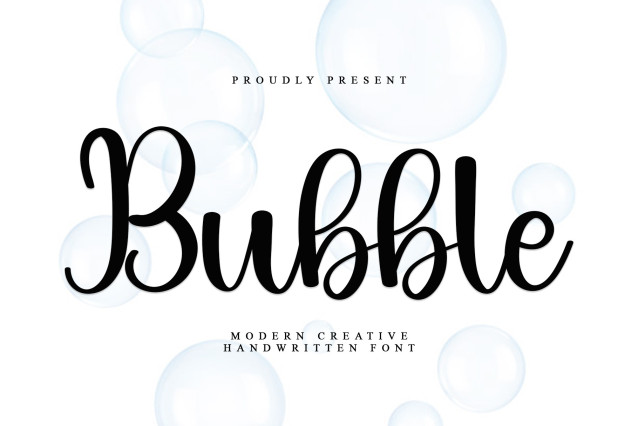 Bubble Modern Handwritten Font - Befonts