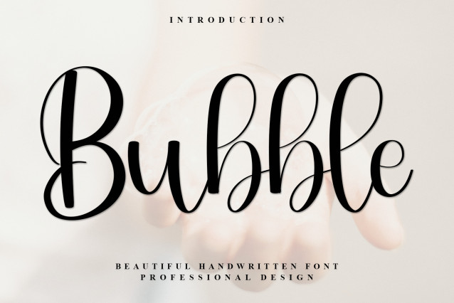 Bubble Handwritten Font - Download Free Font