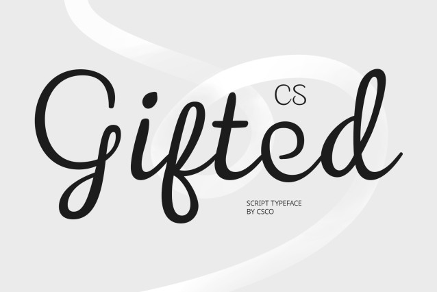 CS Gifted Script Font - Download Free Font