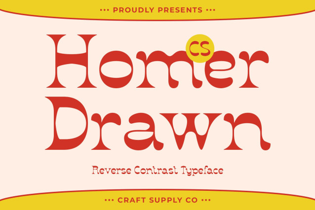 CS Homer Drawn Font - Download Free Font