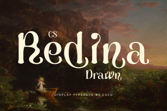 CS Redina Drawn Font - Befonts