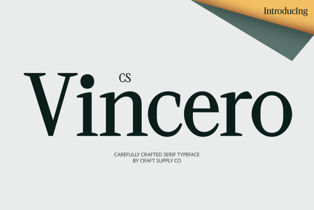 CS Vincero Font - Download Free Font