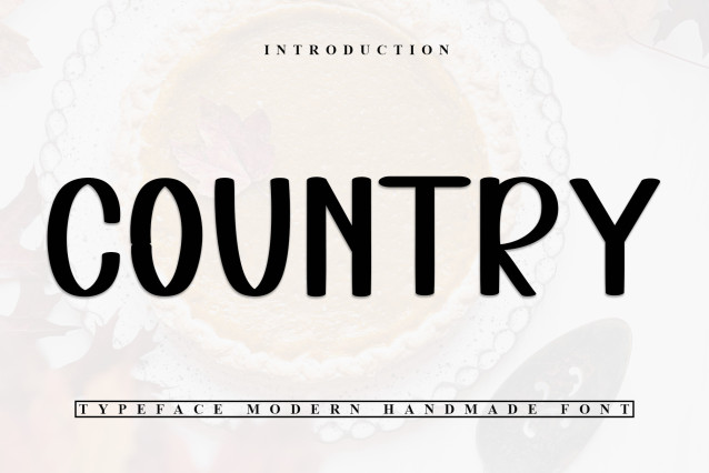 Country Modern Script Font - Befonts